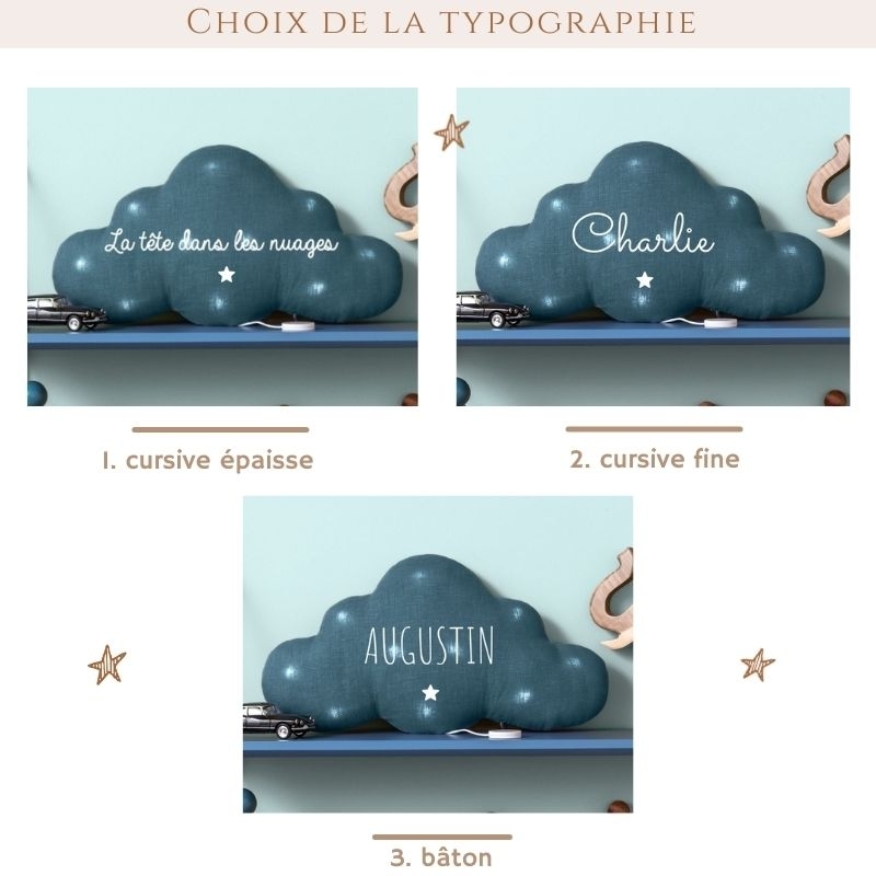 Veilleuse nuage musicale | Veilleuse bébé | Oh-lala Paris